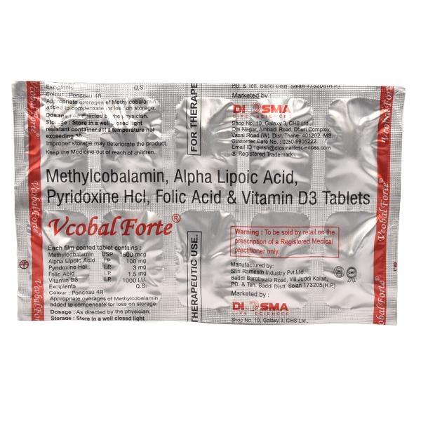 Buy VCOBAL FORTE Tablet 10's Online at Upto 25% OFF | Netmeds