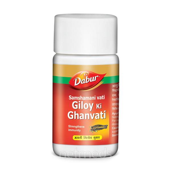 Buy Dabur Giloy Ki Ghanvati Tablets 40's Online at Discounted Price ...