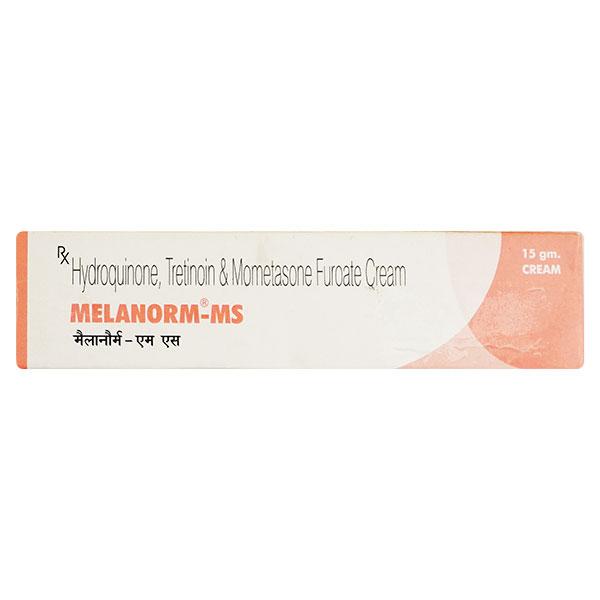 MELANORM MS Cream 15gm Price, Uses, Side effects, Substitutes | Netmeds