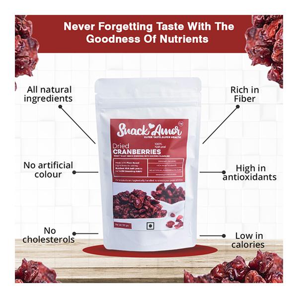 Snack Amor Dried Cranberry 100 gm