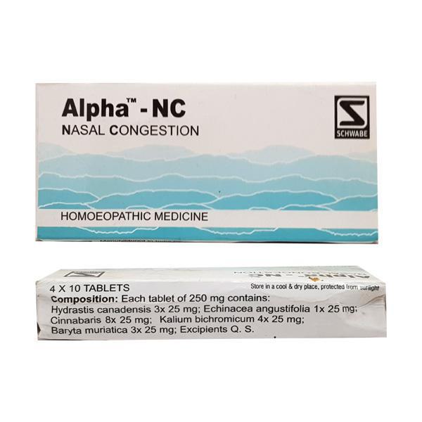 Dr. Willmar Schwabe Alpha - Nasal Congestion Tablet 40's