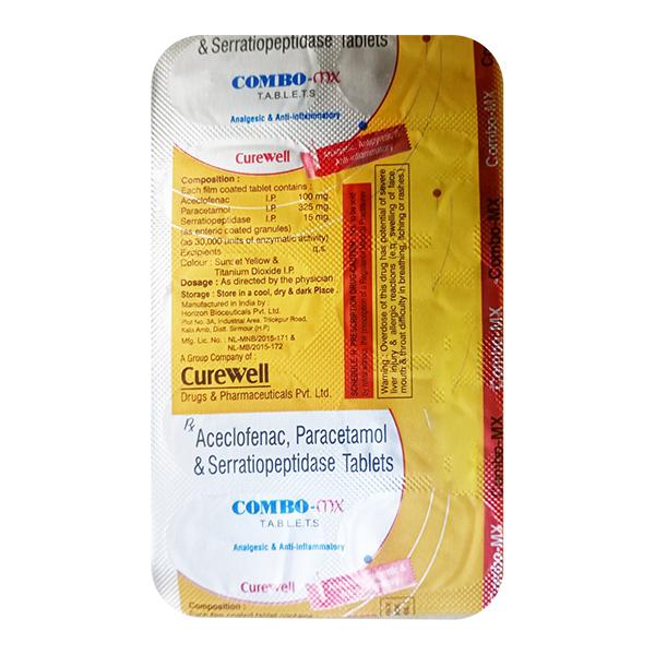 Buy COMBO MX Tablet 10's Online at Upto 25% OFF | Netmeds