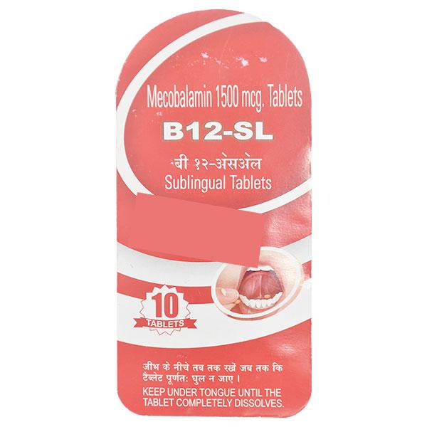 Buy B12 SL Tablet 10's Online at Upto 25% OFF | Netmeds