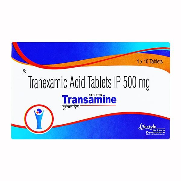 Buy TRANSAMINE Tablet 10's Online at Upto 25% OFF | Netmeds