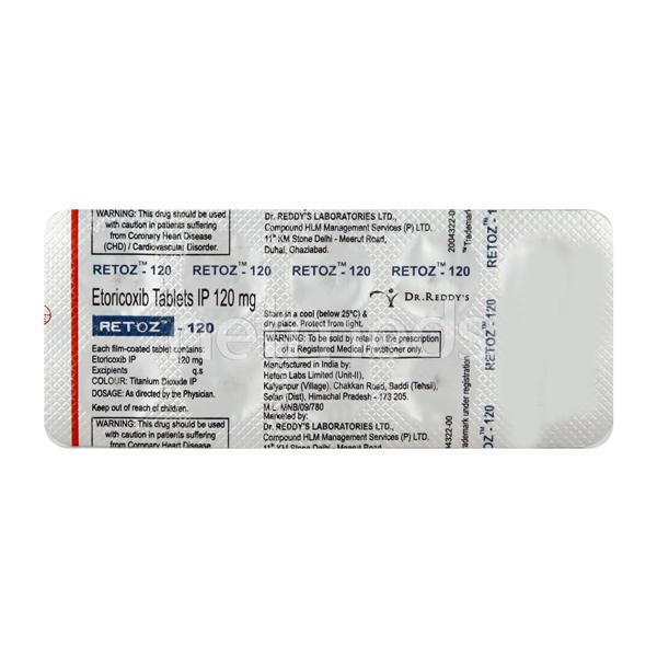 Retoz 120mg Tablet 10'S