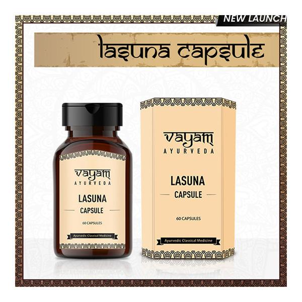 Vayam Ayurveda Lasuna Capsule 60's