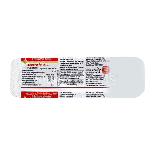 Nurostar Plus Injection 2ml