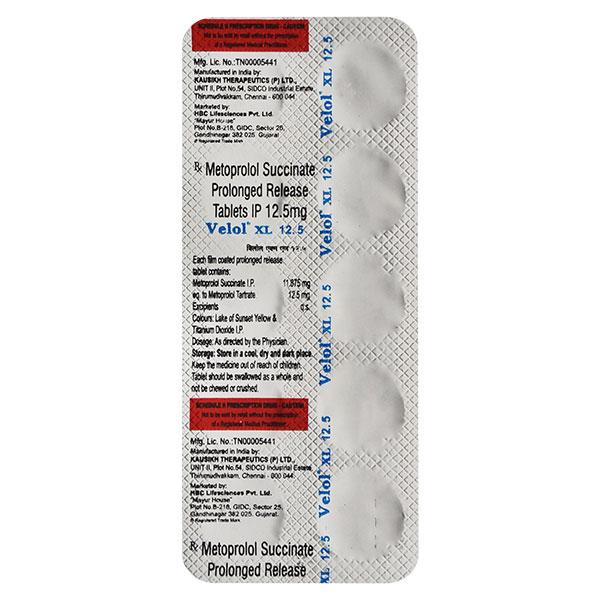 VELOL XL 12.5 Tablet 10's : Price, Uses, Side Effects | Netmeds