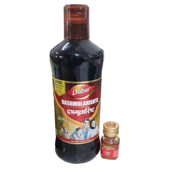 Buy Dabur Dashmularishta Syrup 455 ml with Free Dabur Honey 20 gm Online at Discounted Price ...
