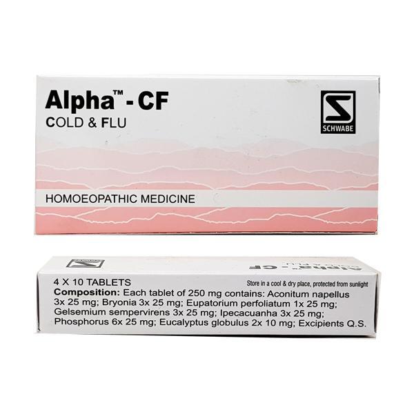 Dr. Willmar Schwabe Alpha - Cold and Flu Tablet 40's