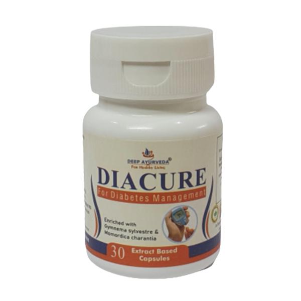 Buy Deep Ayurveda Diacure Capsule 30's Online at Best Price - Diabetes ...