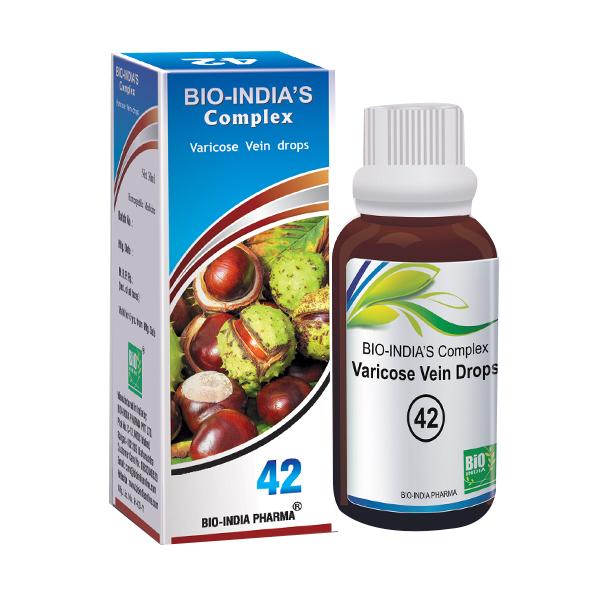 Buy Bio-India's Varicose Vein Drops 42 30 ml Online at Discounted Price ...