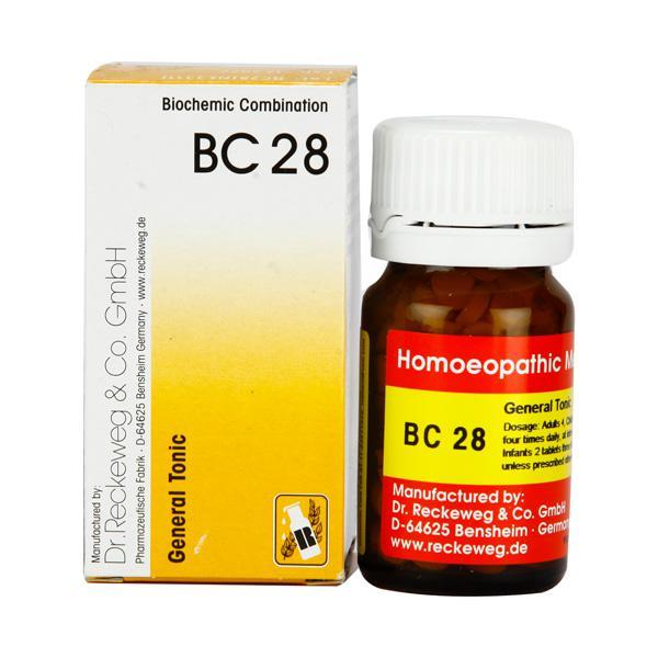 Buy Dr. Reckeweg BC 28 Tablet 20 gm Online at Best Price | Netmeds