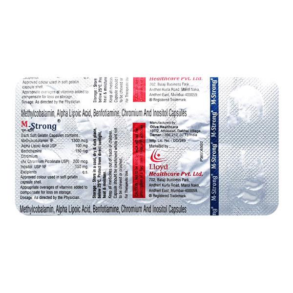 M Strong Capsule 10'S : Uses, Side Effects, Price | Netmeds