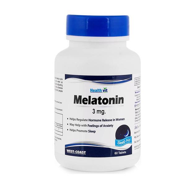 HealthVit Melatonin 3 mg Tablet 60's Online at Best Price - General Health