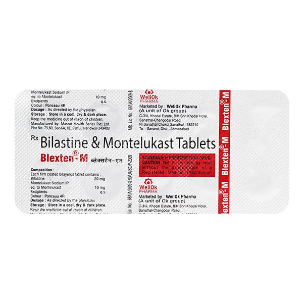 Buy BLEXTEN M Tablet 10's Online at Upto 25% OFF | Netmeds