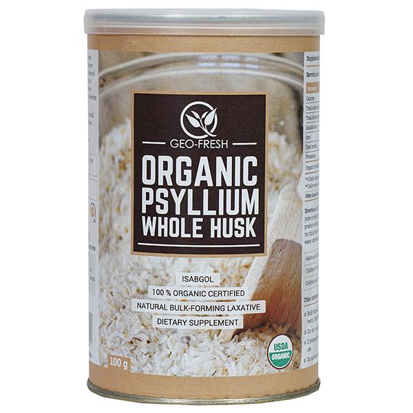 Geo-Fresh Organic Psyllium Whole Husk Powder 100 gm online at best ...