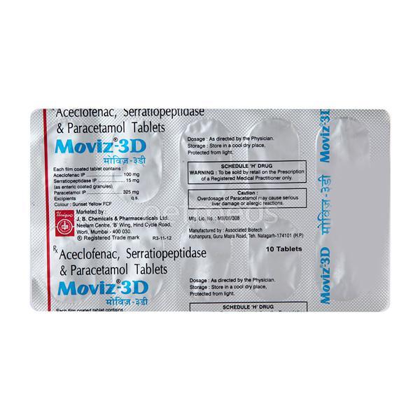 Moviz 3D Tablet 10'S