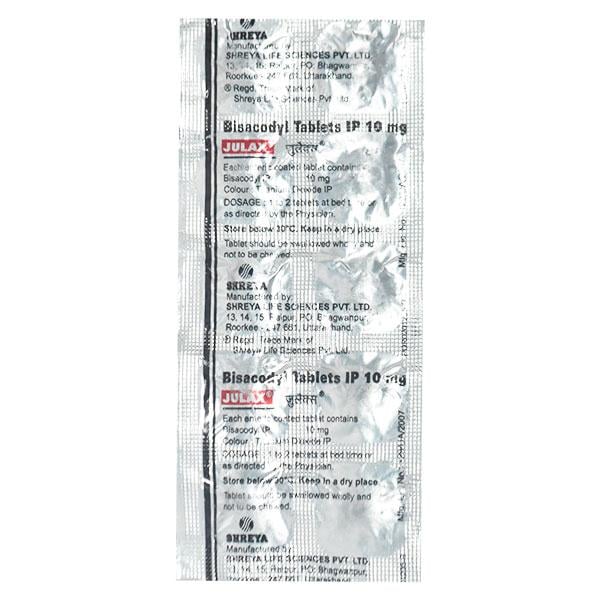 Julax Tablet 10'S - Buy Medicines online at Best Price from Netmeds.com