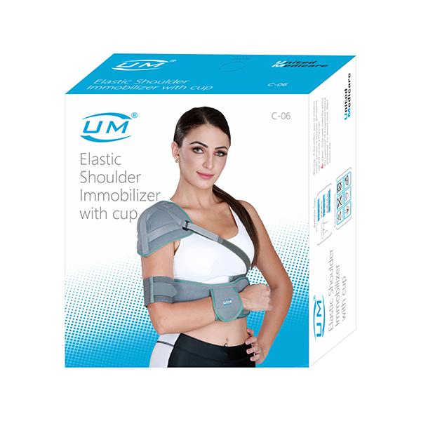 Buy UM Elastic Shoulder Immobilizer with Cup (C06) (XXL) for Shoulder ...