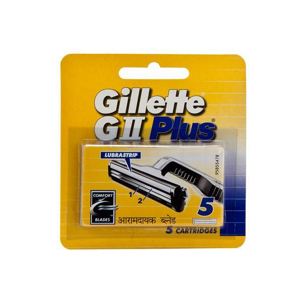 Buy Gillette Gii Plus Cartridges 5's Online at Discounted Price | Netmeds