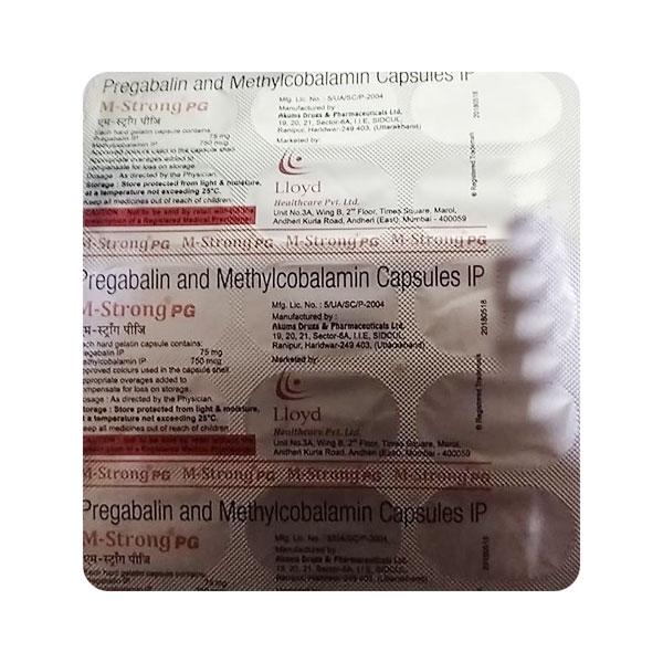 M STRONG PG Capsule 15's Price, Uses, Side effects, Substitutes | Netmeds