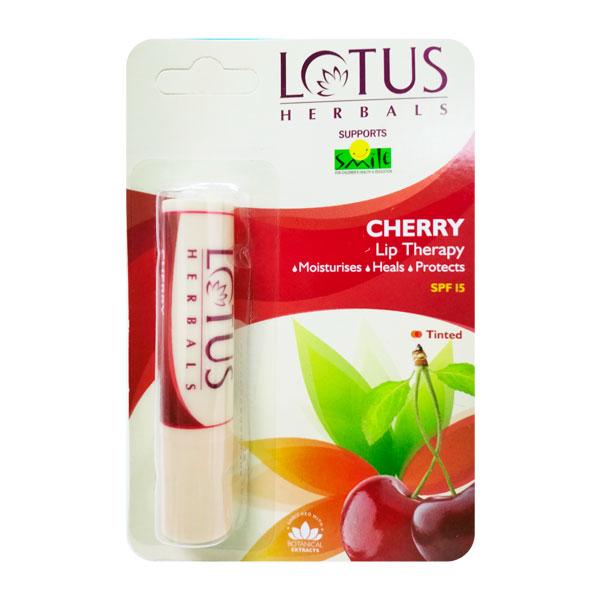 Buy Lotus Herbals Lip Therapy Cherry SPF 15 3.4 gm Online at Discounted ...