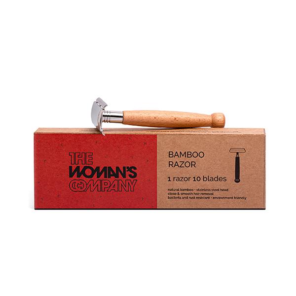 The Woman's Company Bamboo Razor - 1 Razor 10 Blades