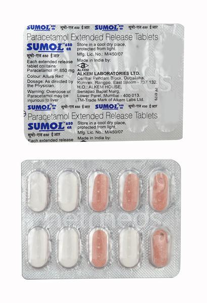 Sumo L ER 650mg Tablet 10'S