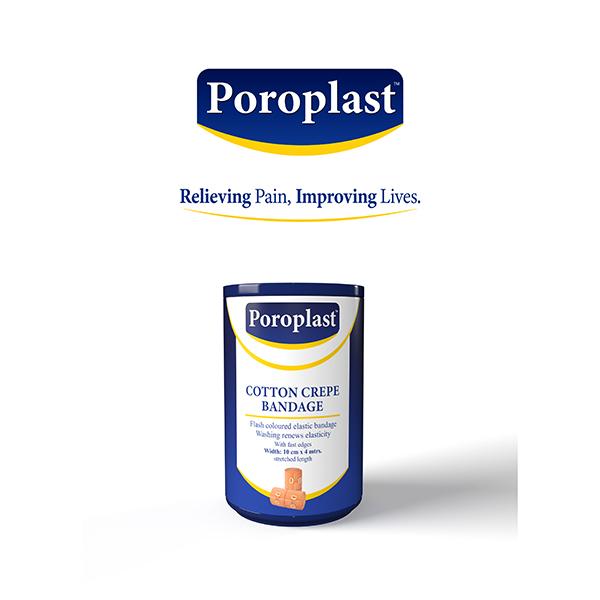 Buy Poroplast Cotton Crepe Bandage (10 cm x 4 mtr) Online at Discounted ...