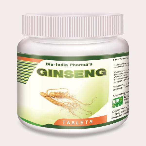 Bio-India's Ginseng Tablet 20 gm Online at Best Price - Speciality Medicine