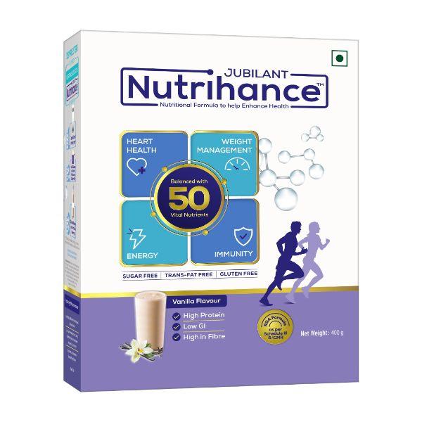 Buy Jubilant Nutrihance Nutrition Powder - Vanilla Flavour 400 gm ...