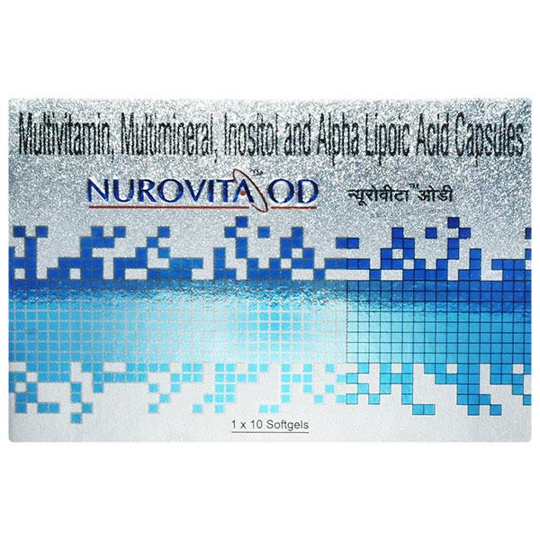 NUROVITA OD Capsule 10's Price, Uses, Side effects, Substitutes | Netmeds