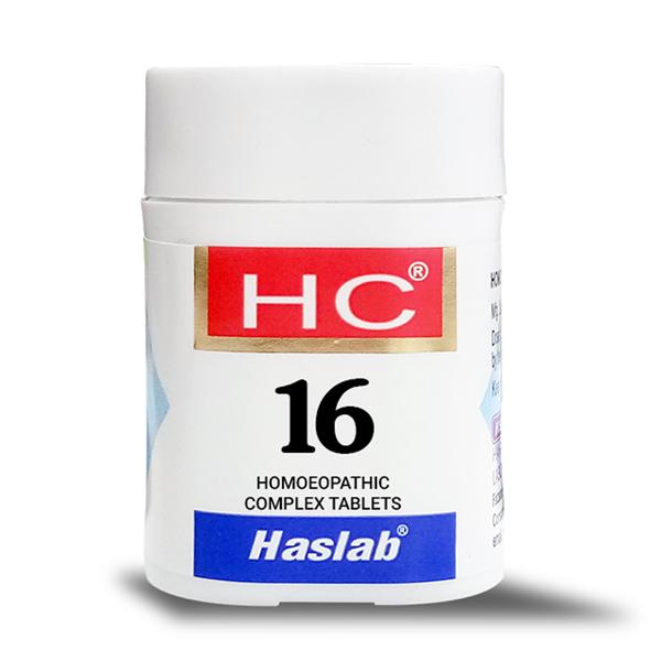 Buy Haslab HC 16 (Homeopathic Complex) Tablet 20 gm Online at ...