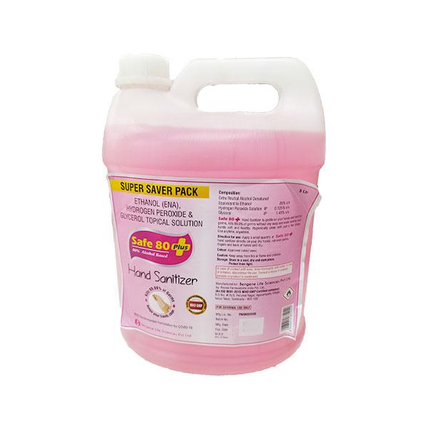 Buy Safe 80 Plus Hand Sanitizer 5 litre Online at Discounted Price ...