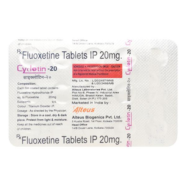 CYCLOTIN 20 Tablet 15's Price, Uses, Side effects, Substitutes | Netmeds