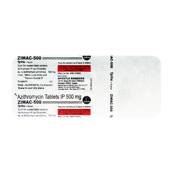 ZIMAC 500 Tablet 3's