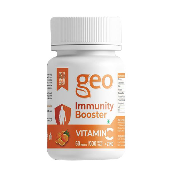 Geo Vitamin C + Zinc Immunity Booster 500 mg Tablet 60's