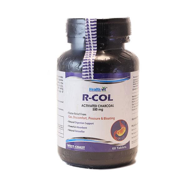 Buy Healthvit R-COL Activated Charcoal 500 mg Tablet 60's Online at ...