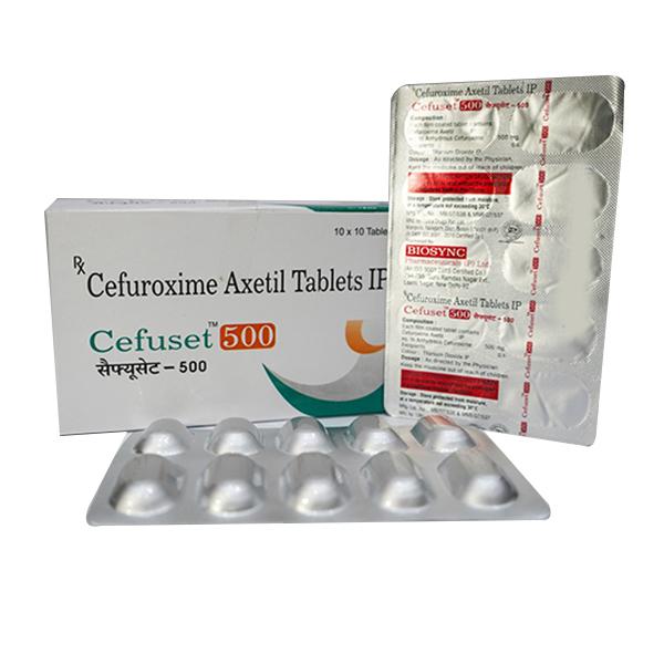 CEFUSET 500 Tablet 10's