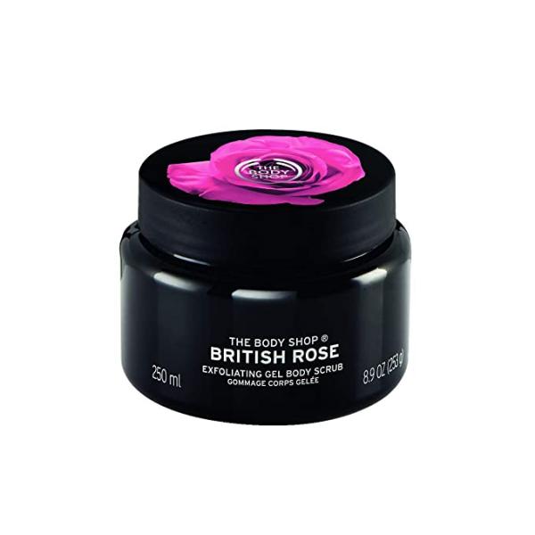 The Body Shop British Rose Exfoliating Gel Body Scrub 250 ml Online at ...