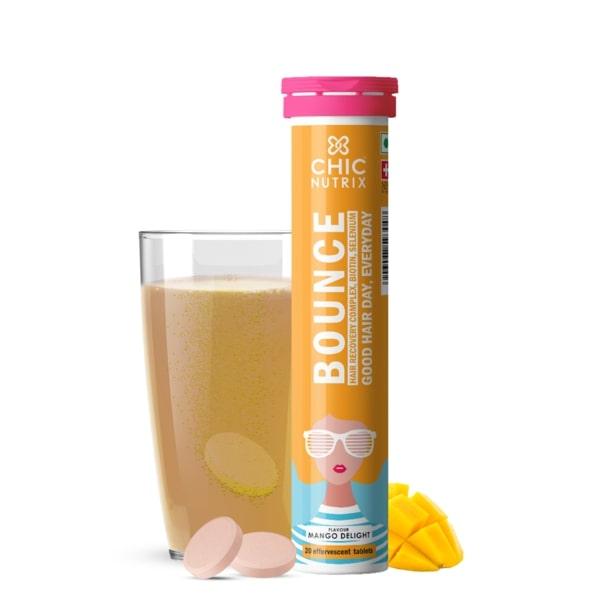 Buy Chicnutrix Bounce Effervescent Tablet - Mango Flavour 20's Online ...