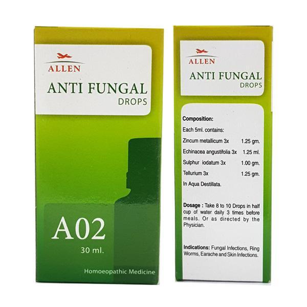 Allen A02 Anti Fungal Drops 30 ml online at best price-Homeopathy