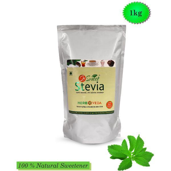 So Sweet 100% Natural Sugarfree Sweetener Stevia Spoonable Powder 1000 ...