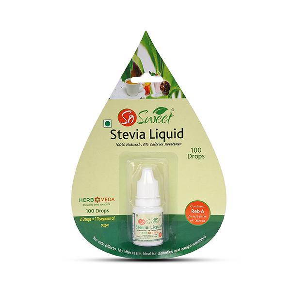 Buy So Sweet 100% Natural Sugarfree Sweetener Liquid 100 Drops 5 ml ...