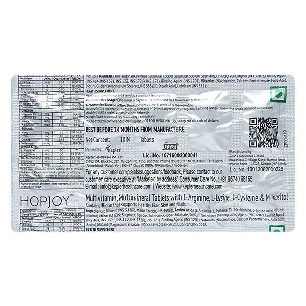 Hopjoy Tablet 10's