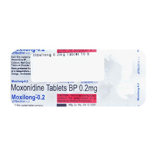 Moxilong 0.2mg Tablet 10'S Price, Uses, Side effects, Substitutes | Netmeds