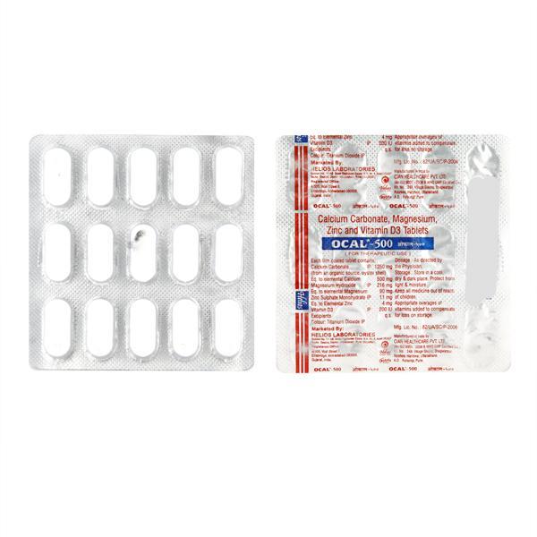 Ocal 500mg Tablet 15'S Price, Uses, Side effects, Substitutes | Netmeds