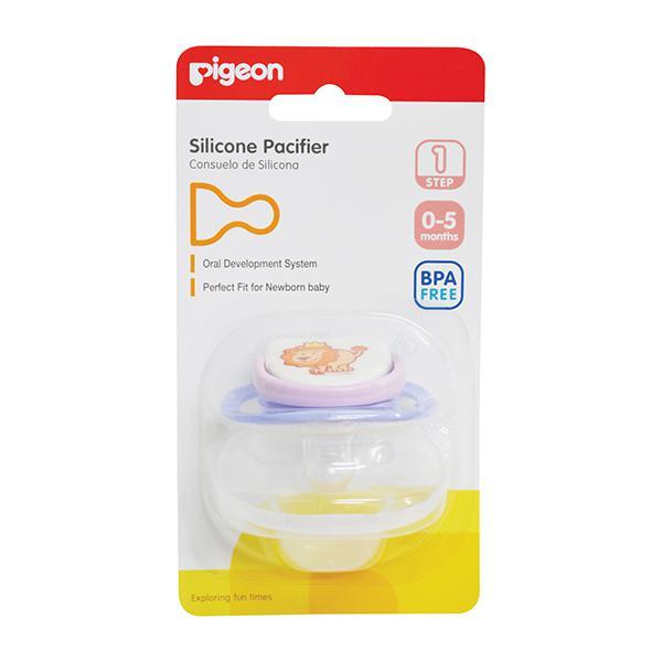 Pigeon Silicone Pacifier Step 1 - Lion online at best price-Accessories