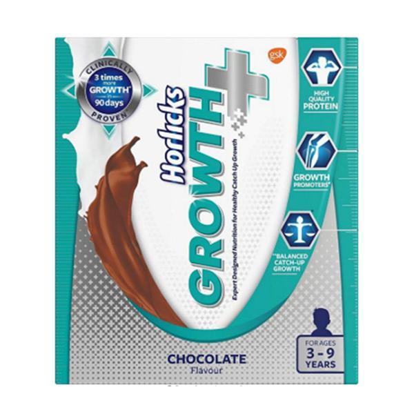 Horlicks Growth Plus Powder - Chocolate Flavour 200 gm (Refill pack)